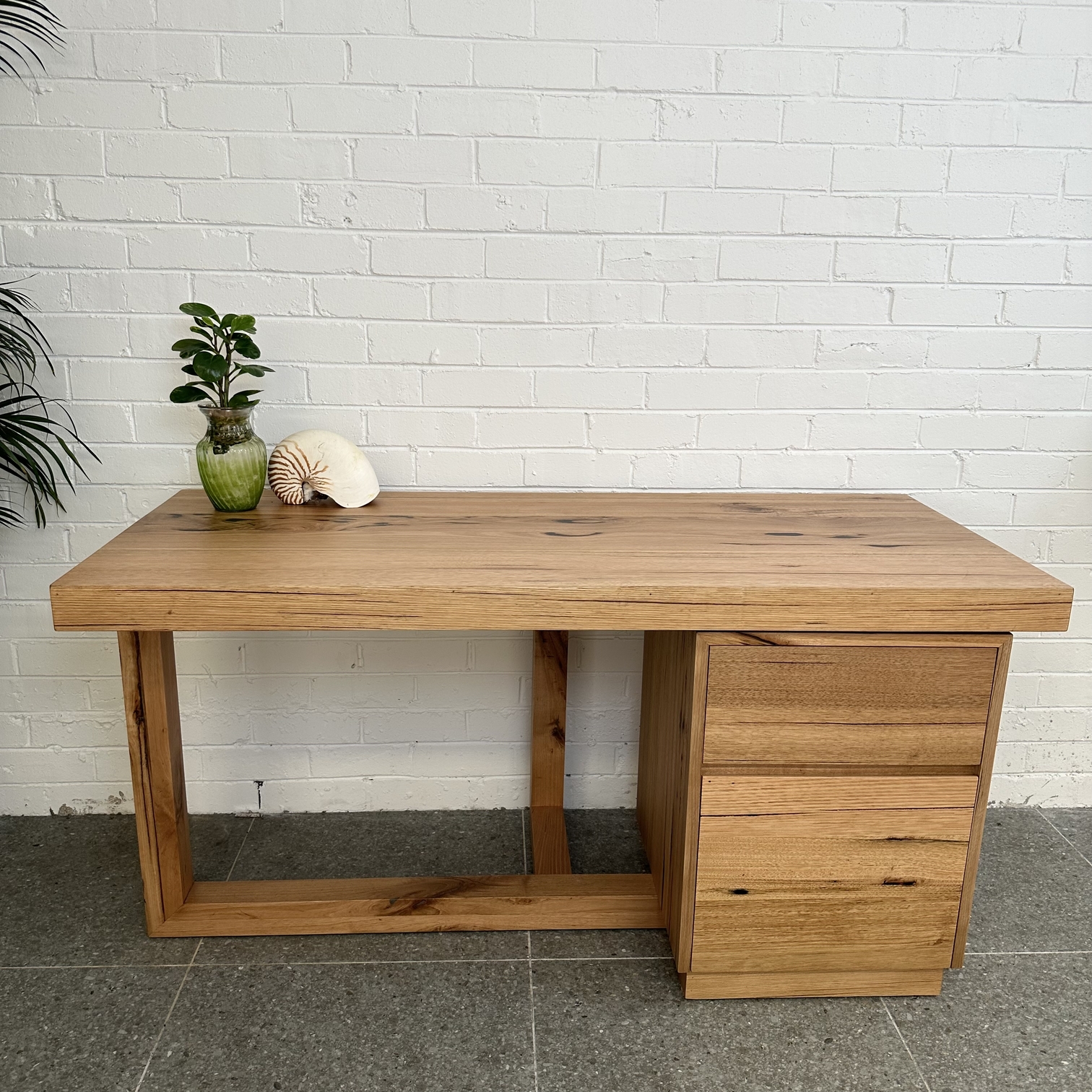 Solid tasmanian oak study desk - Australian made - AUSFURNITURE