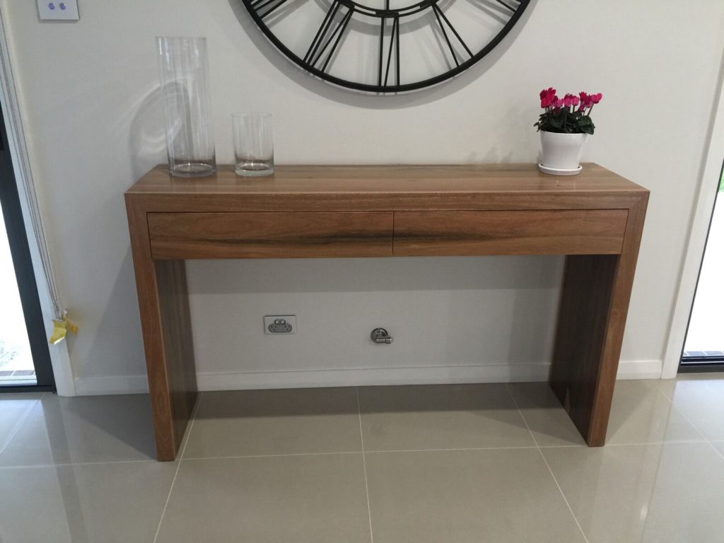 Solid Spotted Gum Hall Console Table-Australian made-AUSFURNITURE