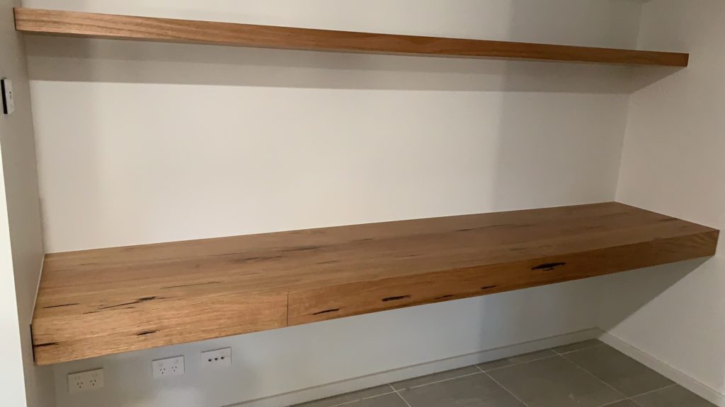 Neo Wall Mounted Desk Australia | Wall Mounted Timber Desk