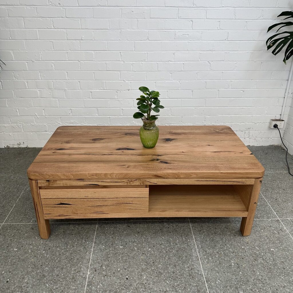 VERMONT COFFEE TABLE - Blackwood 2 DRAWER - AUSFURNITURE